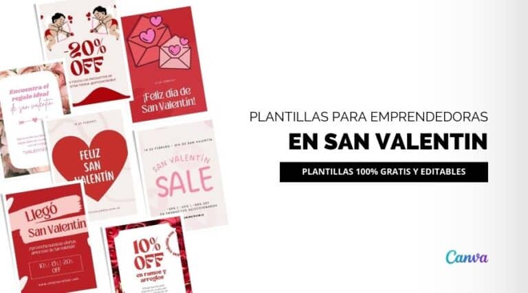 Plantillas Gratis para Promociones de San Valentín