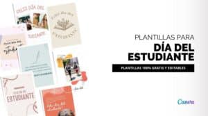 Plantillas Editables para el Día del Estudiante Gratis
