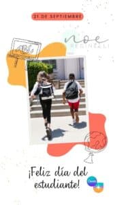 Plantillas Editables para el Día del Estudiante Gratis